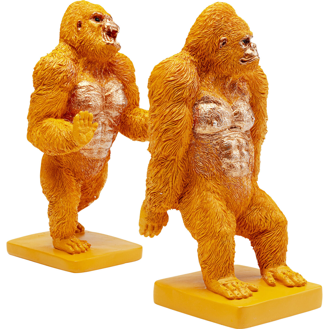 Bookend Gorilla Orange (2/Set) - KARE USA