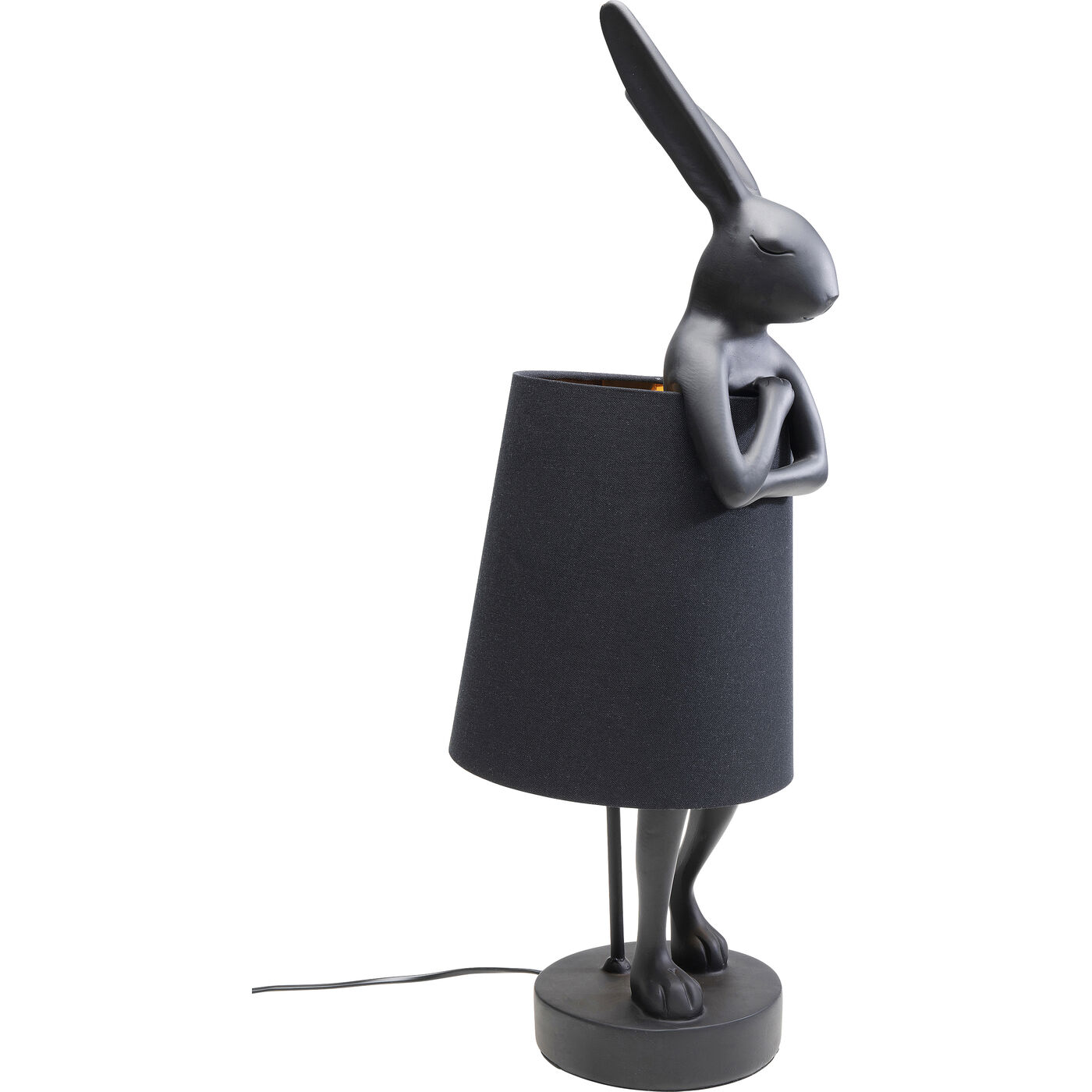 Table Lamp Animal Rabbit Matt Black 68 - KARE Serbia
