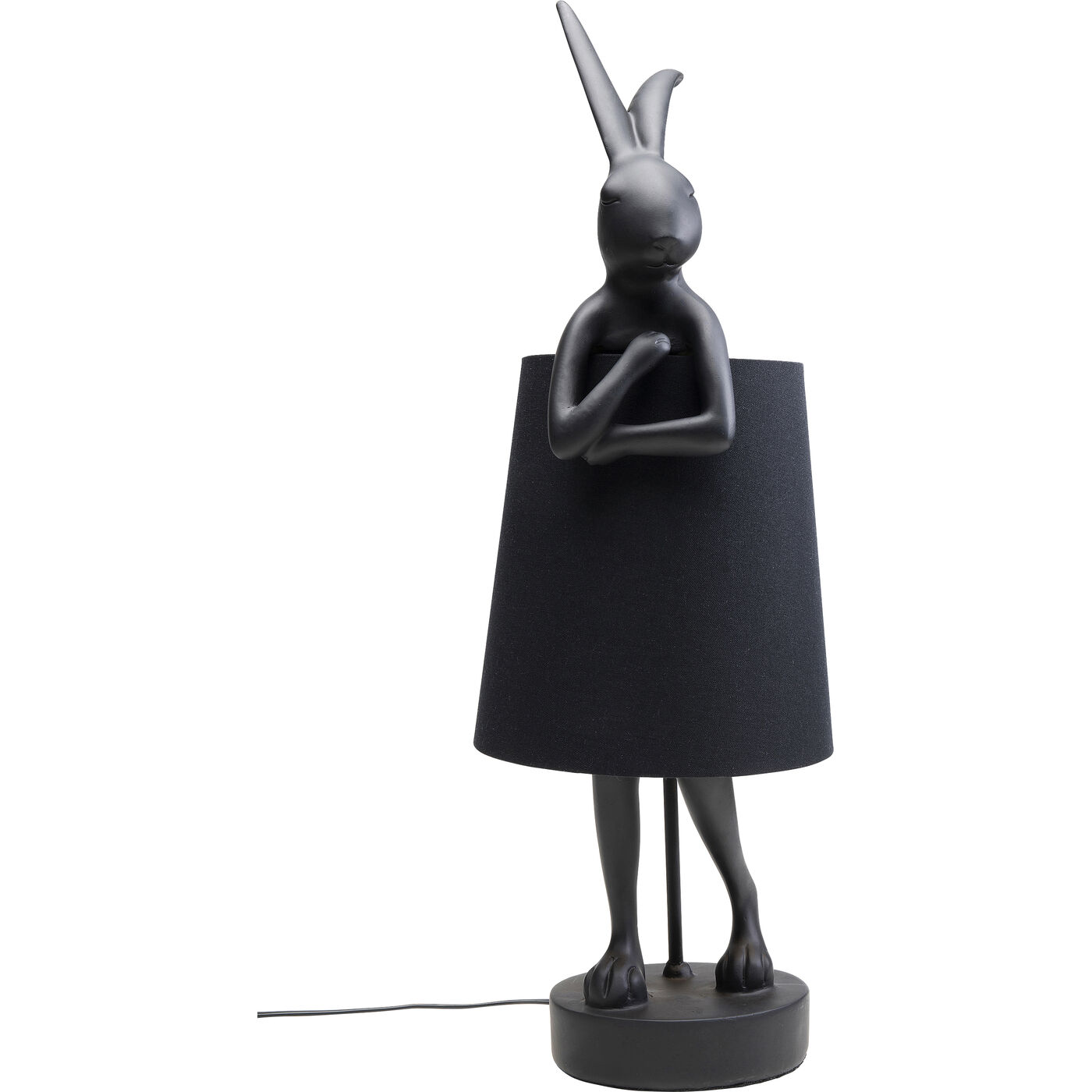Table Lamp Animal Rabbit Matt Black 68 - KARE Serbia