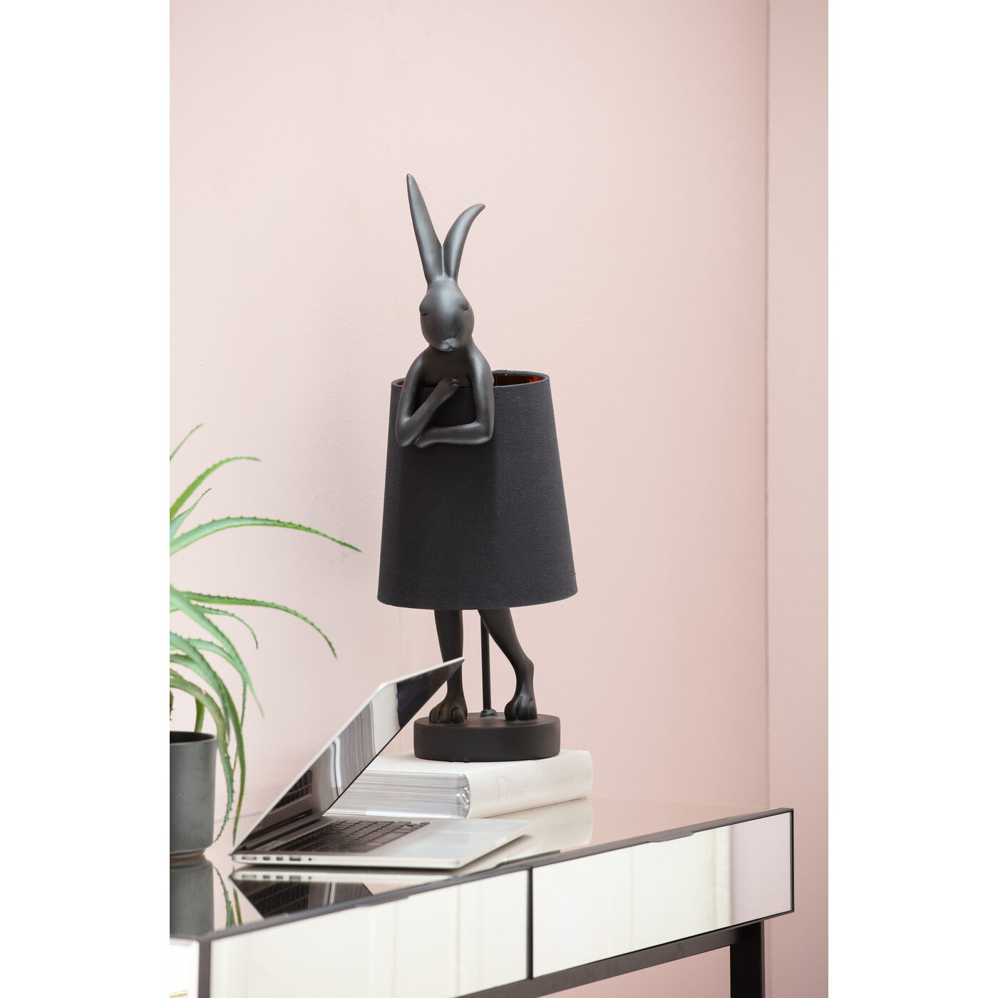 Table Lamp Animal Rabbit Matt Black 68 - KARE Serbia