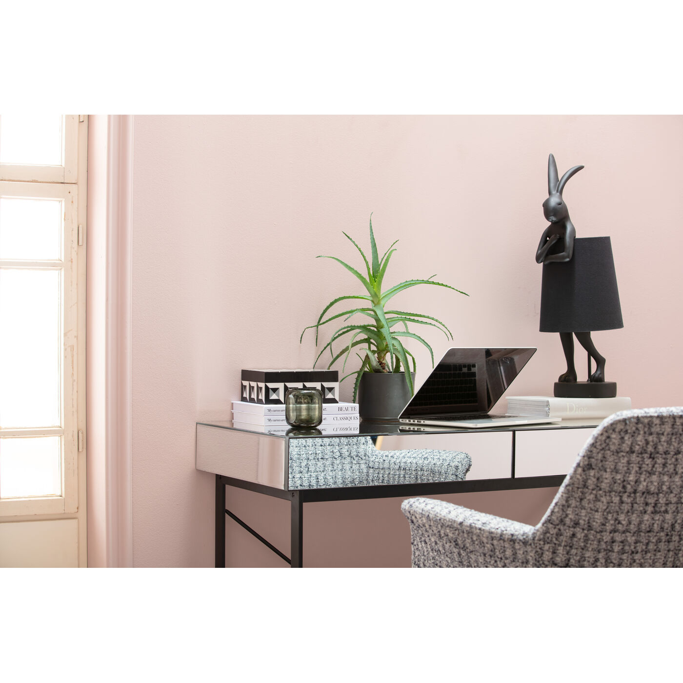 Table Lamp Animal Rabbit Matt Black 68 - KARE Serbia