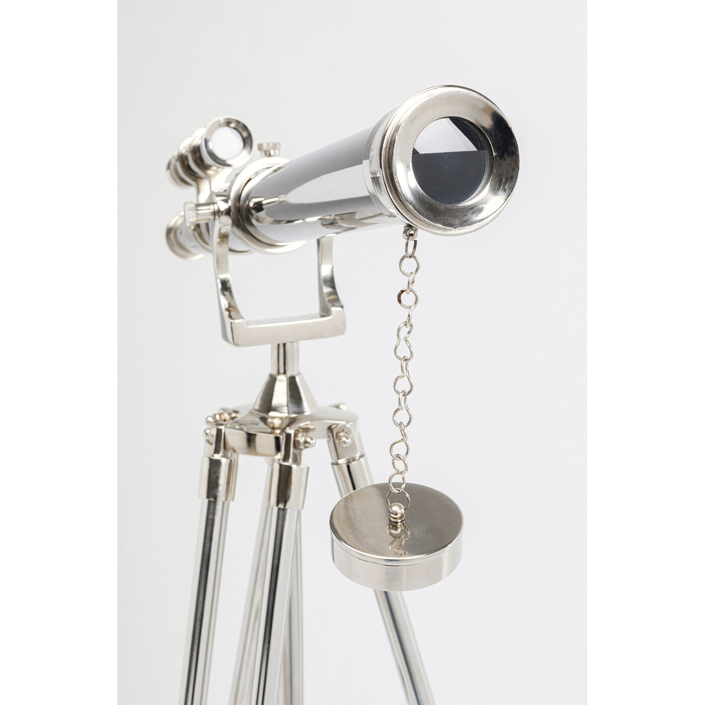 Deco Object Telescope Silver 125cm - KARE USA