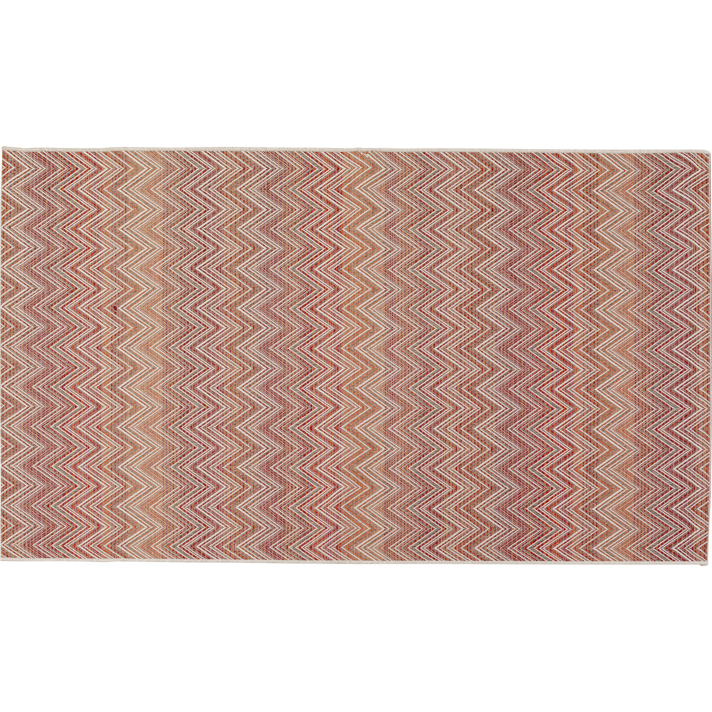 Outdoor Carpet Zigzag Red 160x230cm - KARE USA