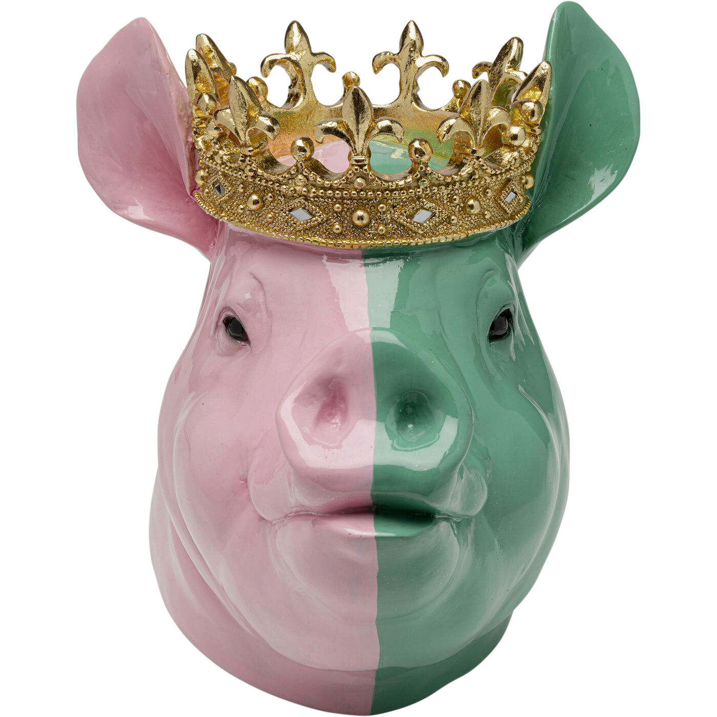 Figura Deco Crowned Pig 28cm - KARE Ecuador