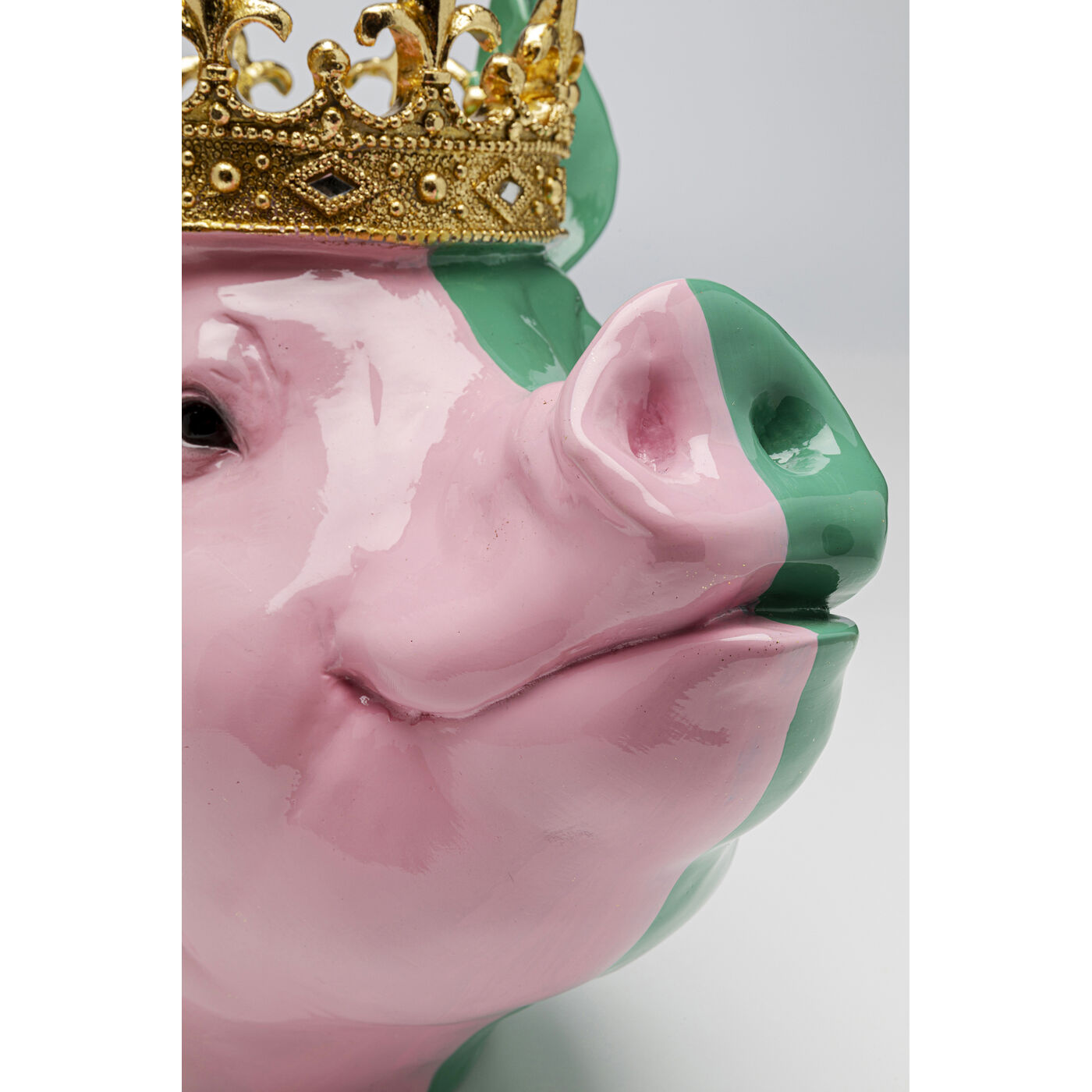 Figura Deco Crowned Pig 28cm - KARE Ecuador