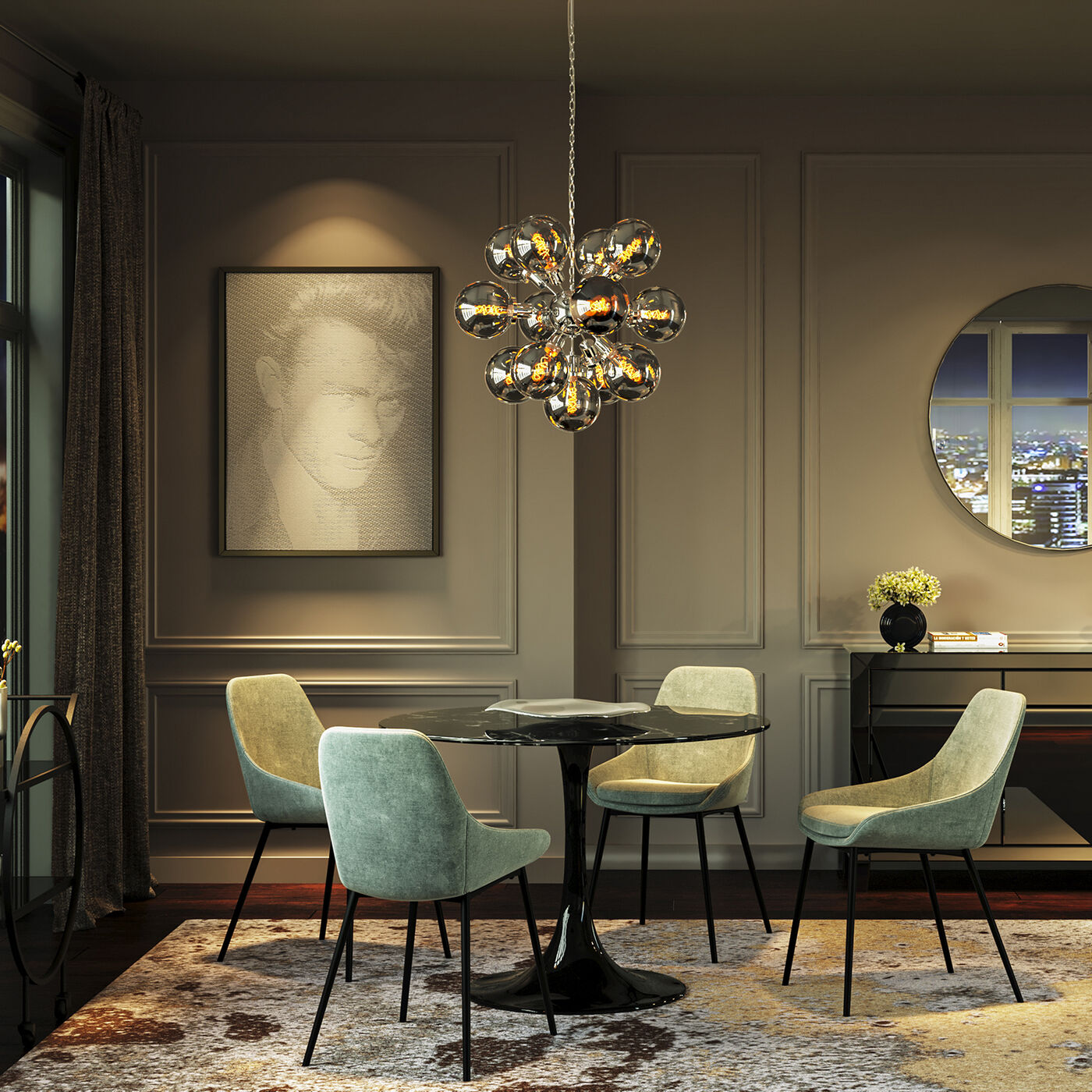 Pendant Lamp Atomic Ø72cm - KARE South Africa