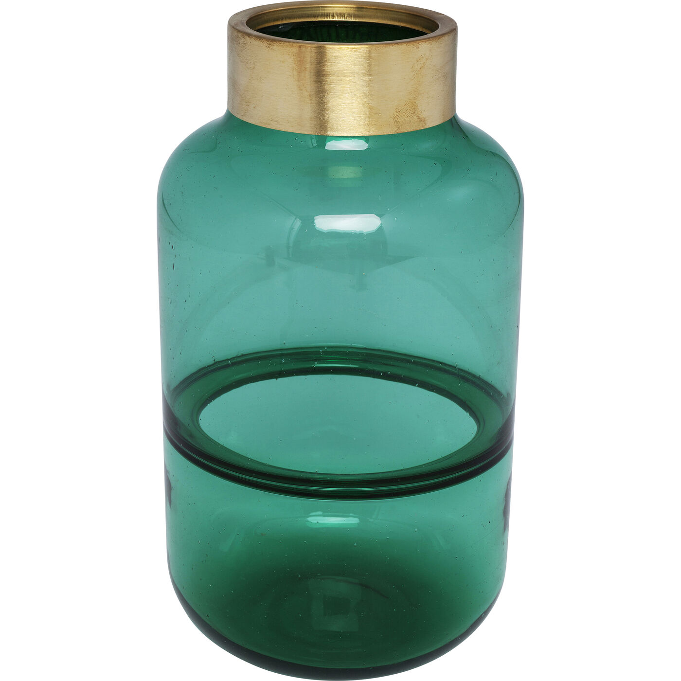 Vase Positano Belly Green 28cm - KARE Philippines