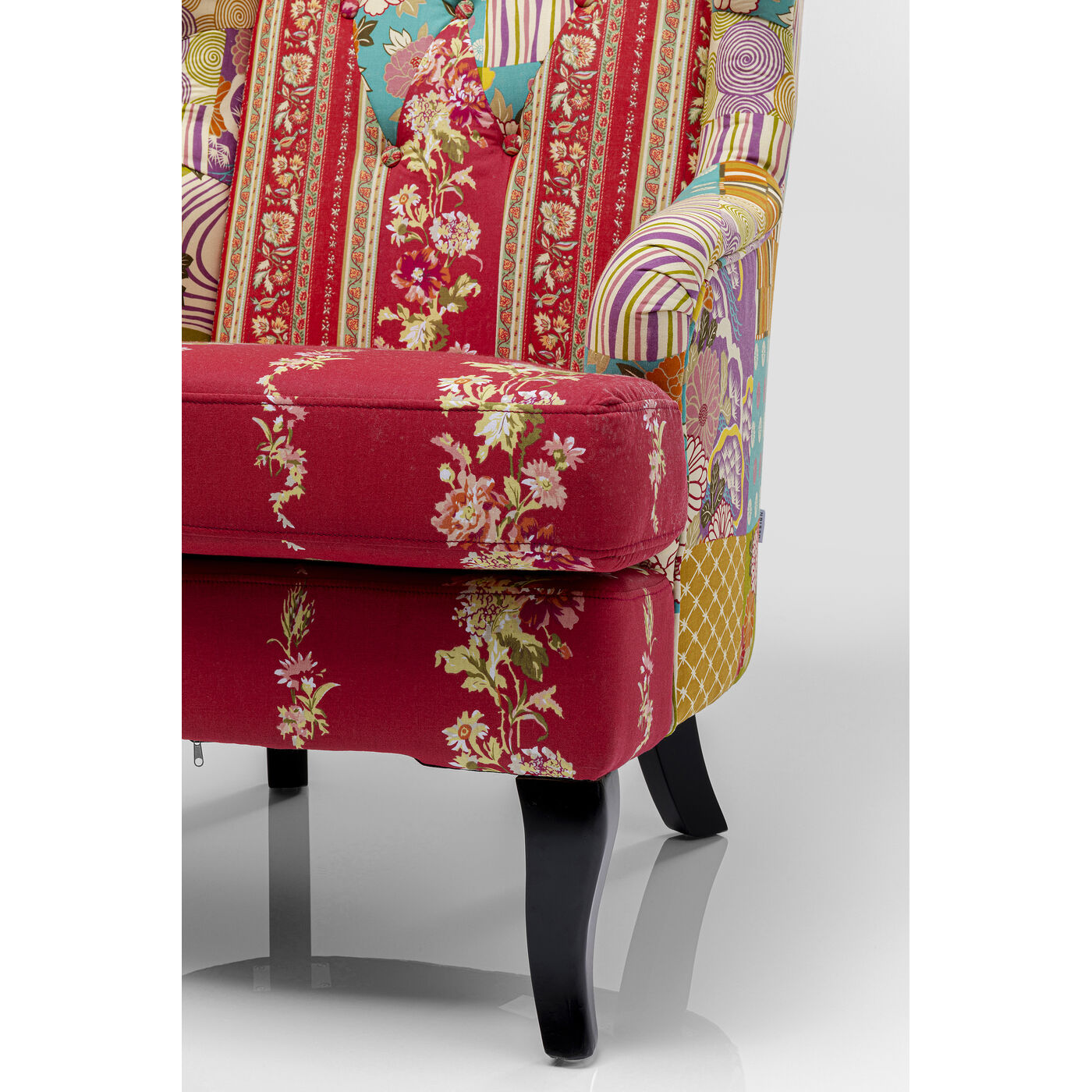 Sillón Patchwork rojo - KARE Chile