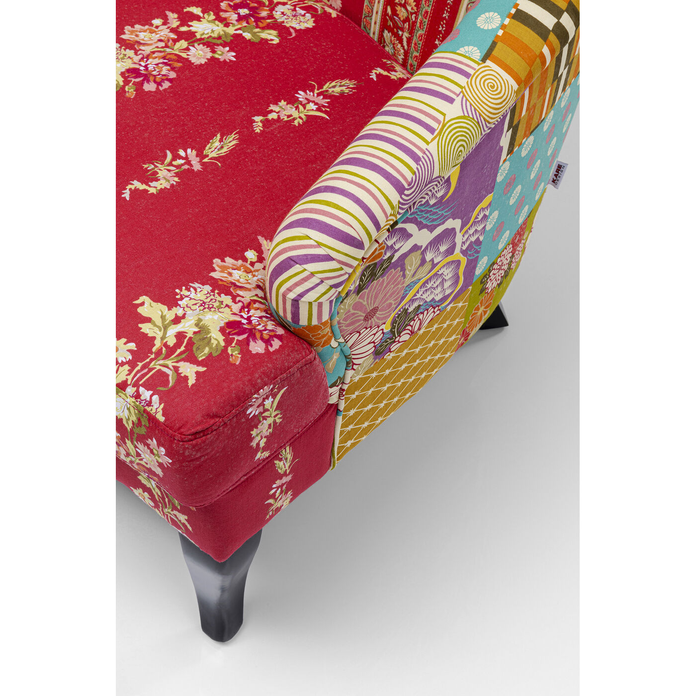 Sillón Patchwork rojo - KARE Chile