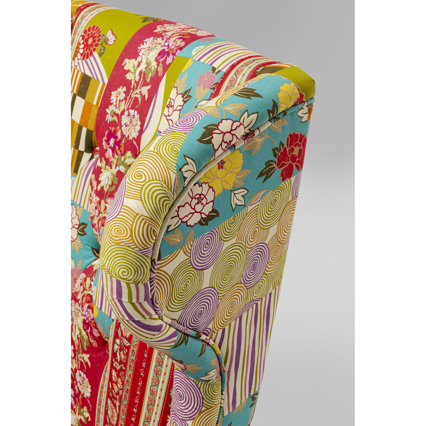 Sillón Patchwork rojo - KARE Chile