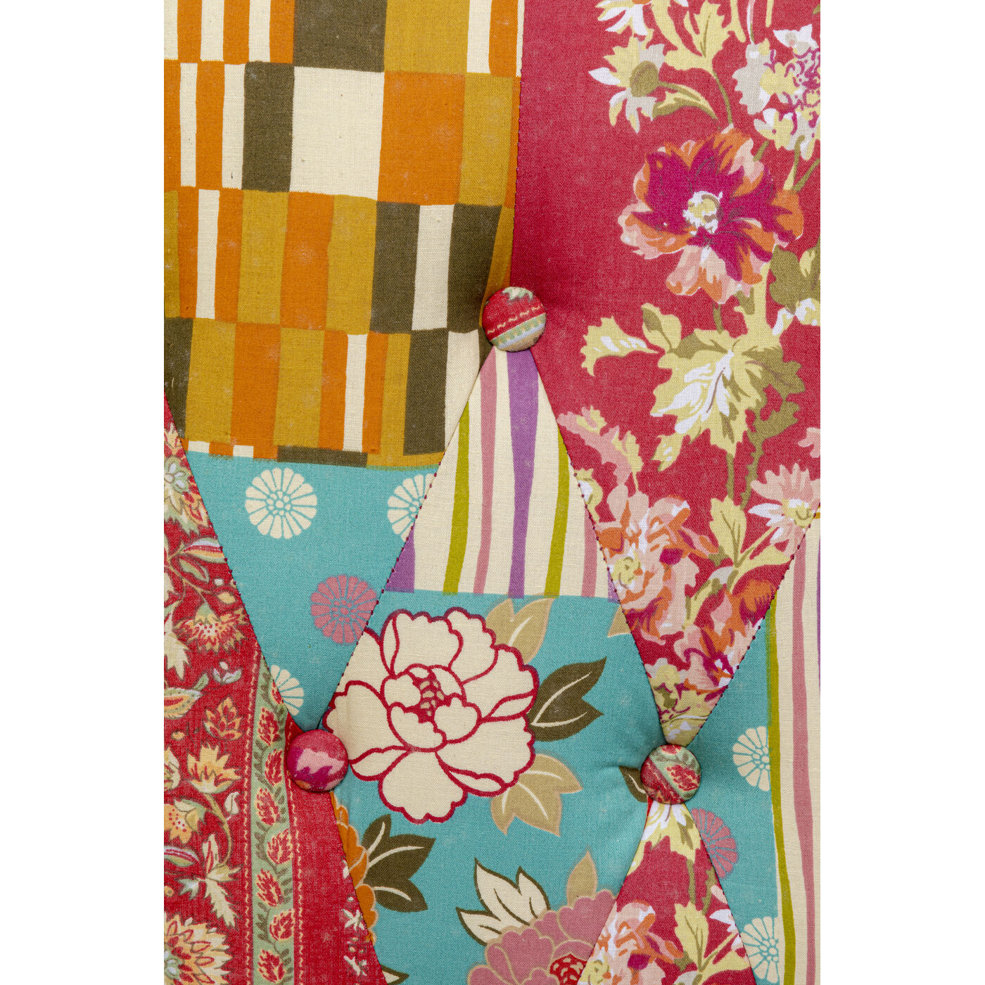 Sillón Patchwork rojo - KARE Chile