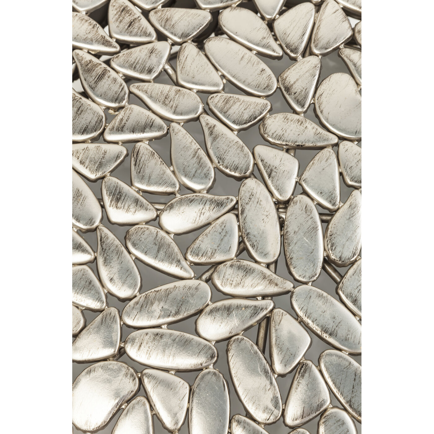 Mesa centro Pebbles Deluxe plata (2/Set) - KARE Peru