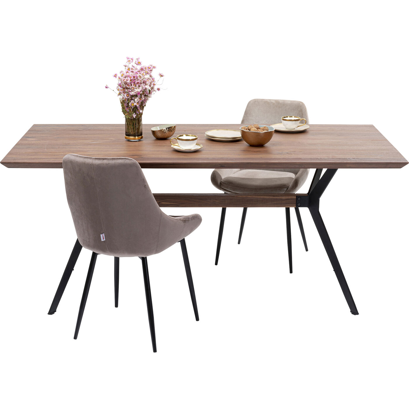 Table Downtown Walnut 220x100cm - KARE USA