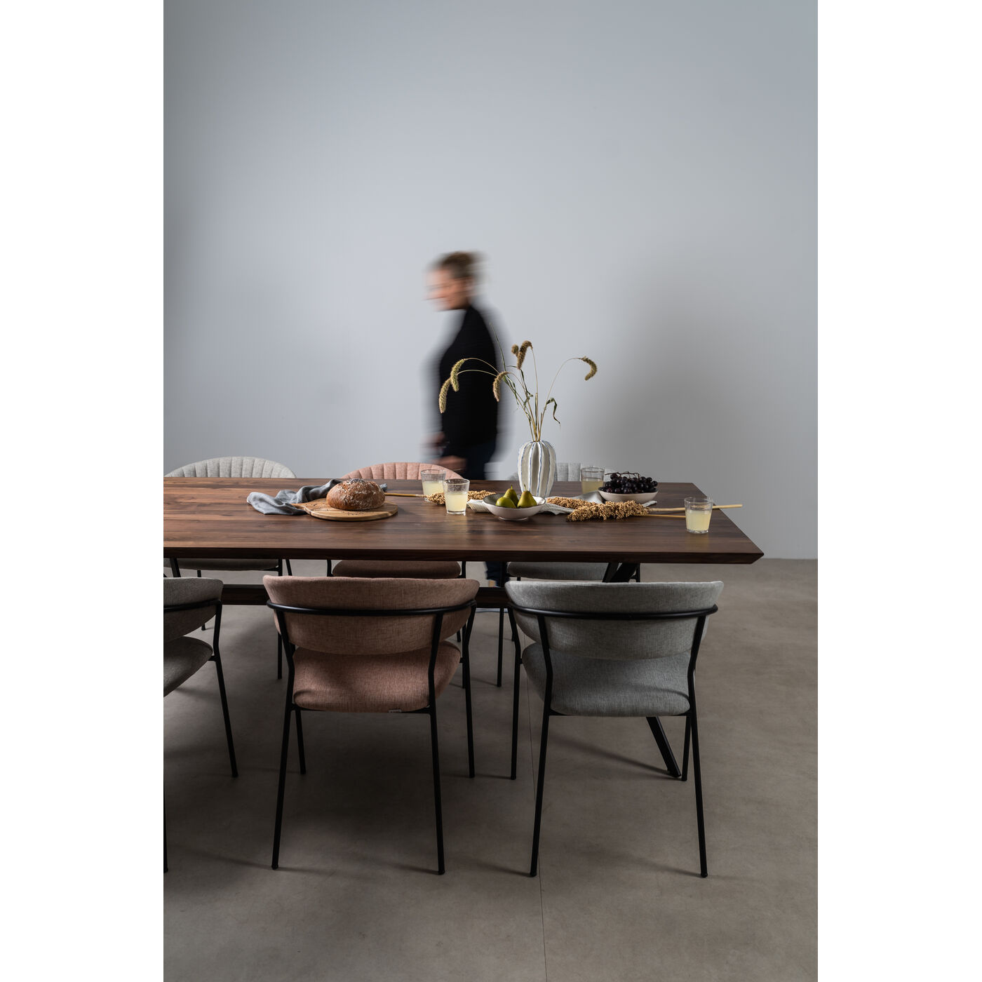Table Downtown Walnut 220x100cm - KARE USA