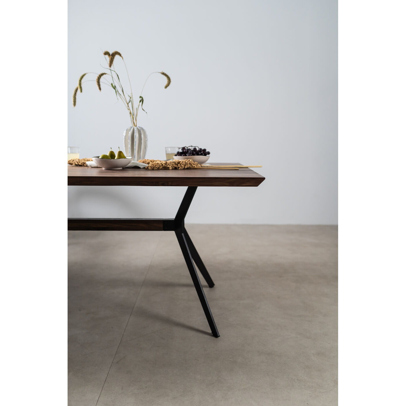 Table Downtown Walnut 220x100cm - KARE USA