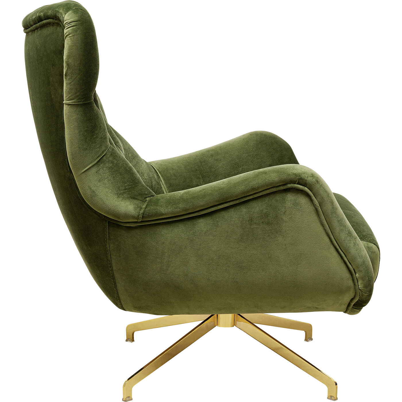 Sillón giratorio Bellini Velvet verde - KARE Chile