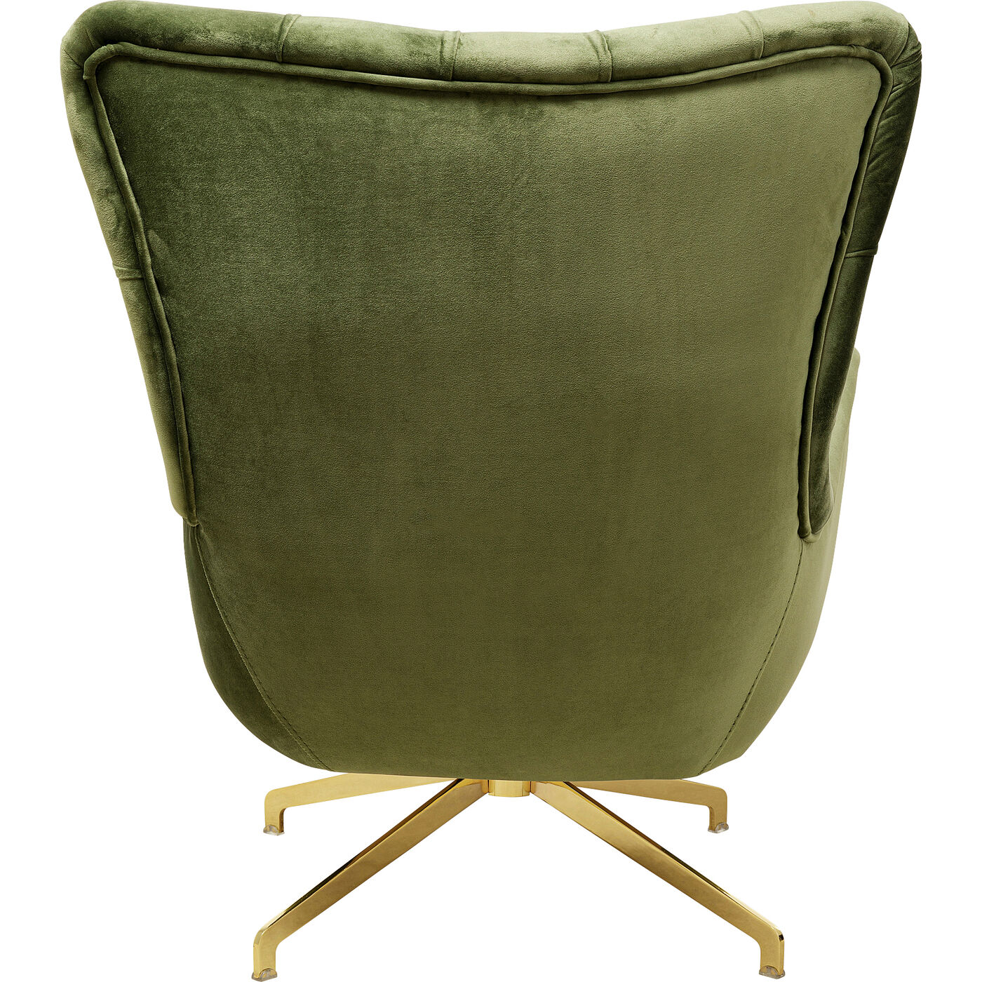Sillón giratorio Bellini Velvet verde - KARE Chile